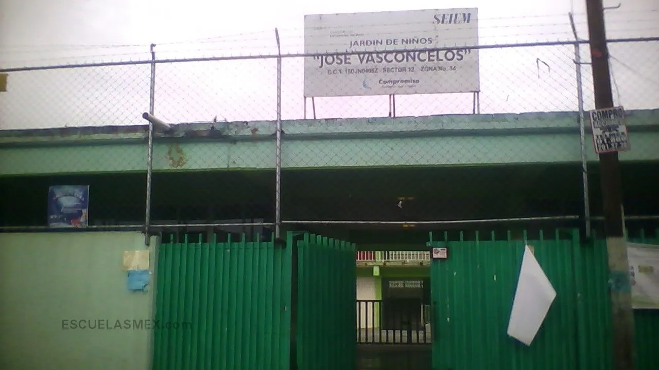 Preescolar Jose Vasconcelos CCT 15DJN0406Z en Ecatepec De Morelos, Mex.