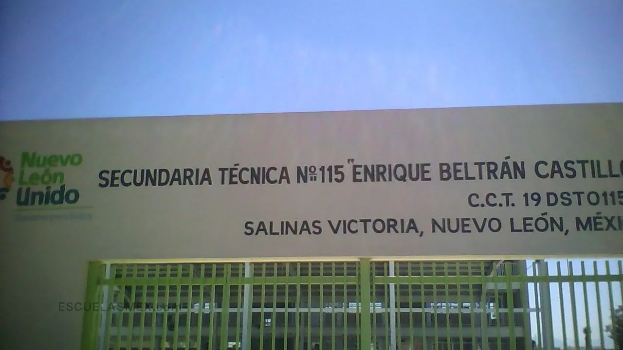 Secundaria Tecnica Num. 115 Enrique Beltran Castillo CCT 19DST0115H