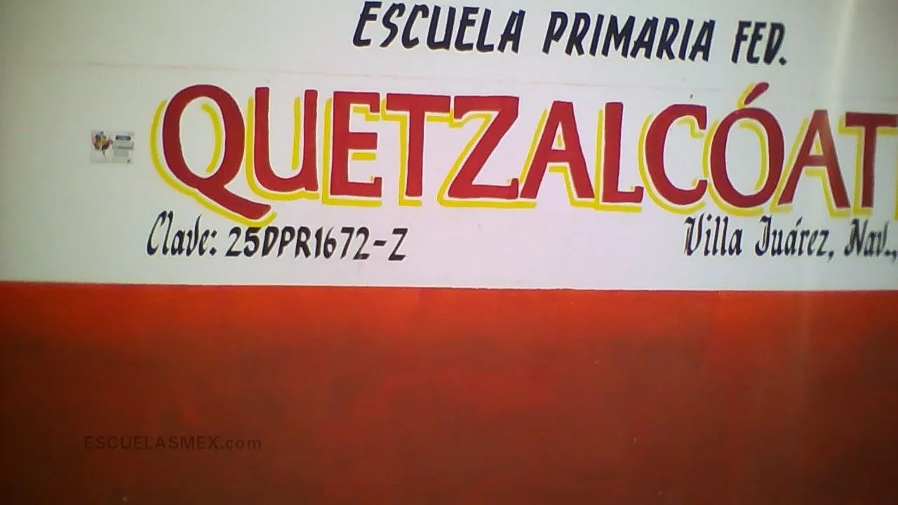 Primaria Quetzalcoatl CCT 25DPR1672Z en Navolato, Sin.