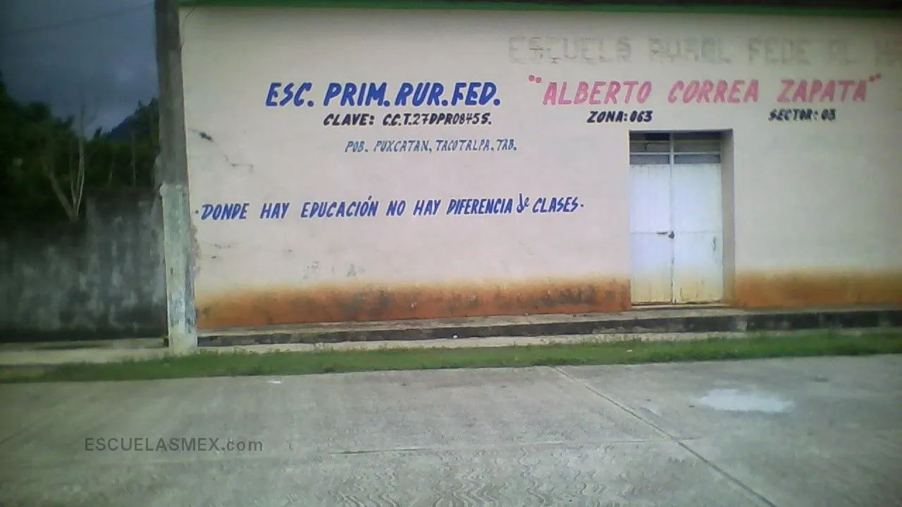 Alberto Correa Zapata CCT 27DPR0845S - Primaria