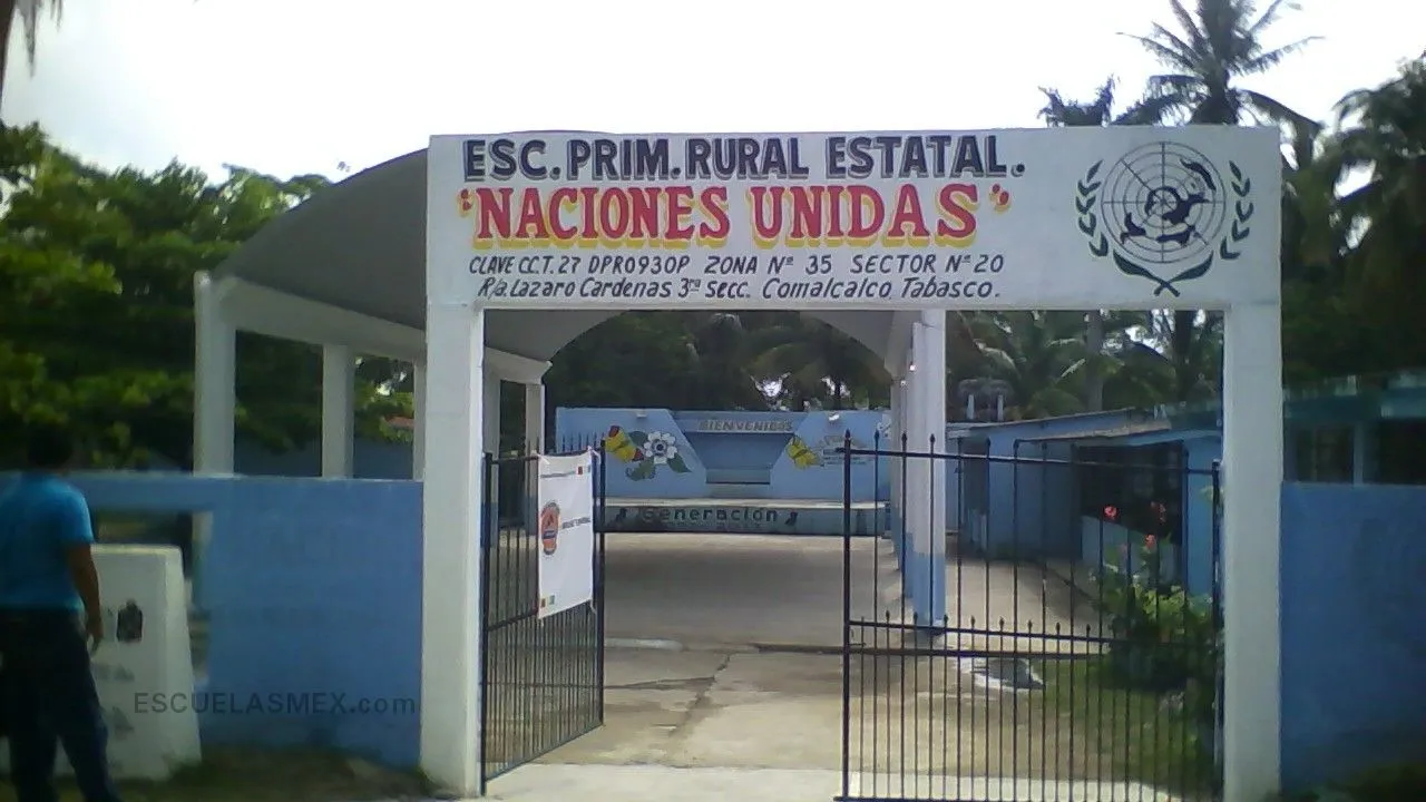 Primaria Naciones Unidas CCT 27DPR0930P en Comalcalco, Tab.