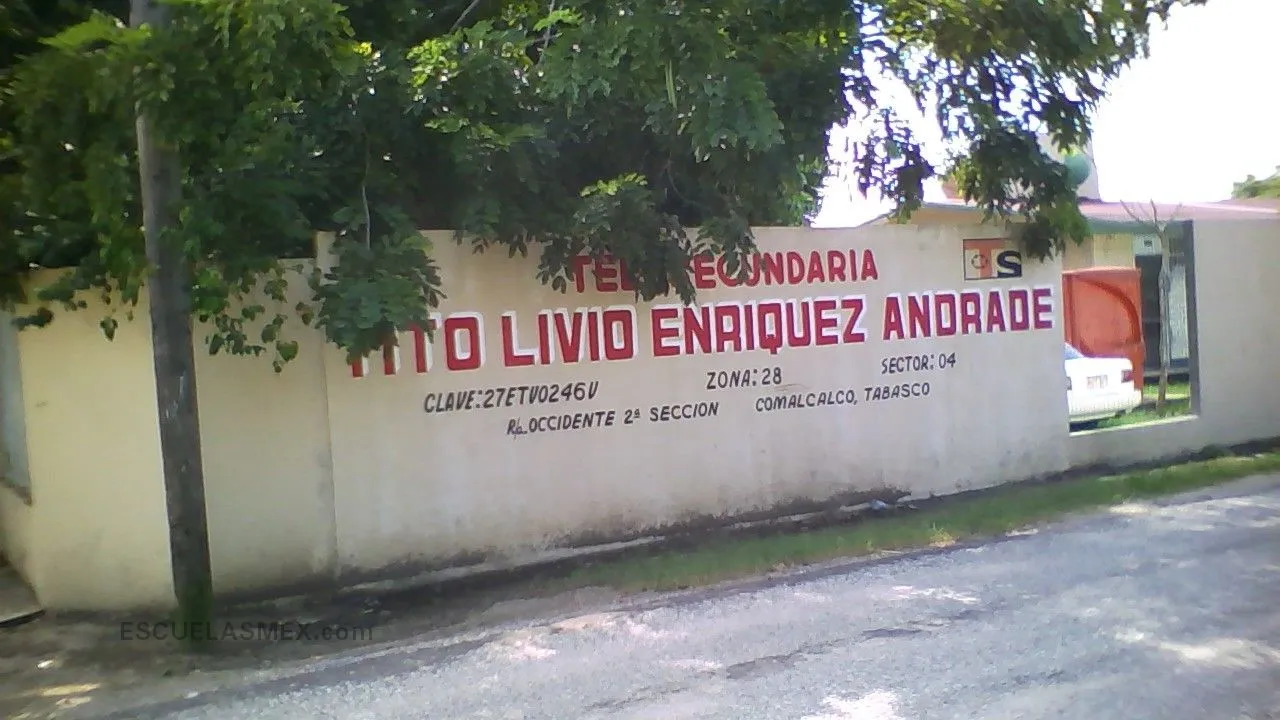 Tito Livio Enriquez Andrade CCT 27ETV0246V